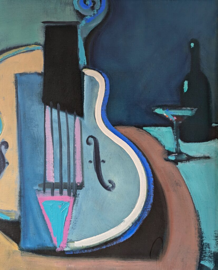 Still Life with Cubist Violin – The Discerning Palette